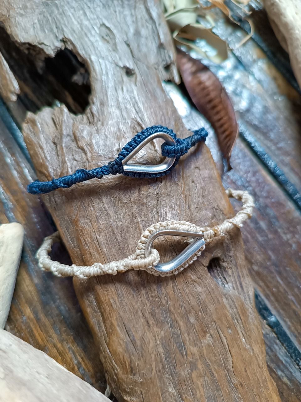 Bracelet Homme "Cosse coeur" - Espritbohememacrame